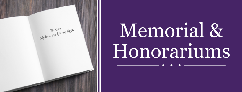 Memorial & Honorariums