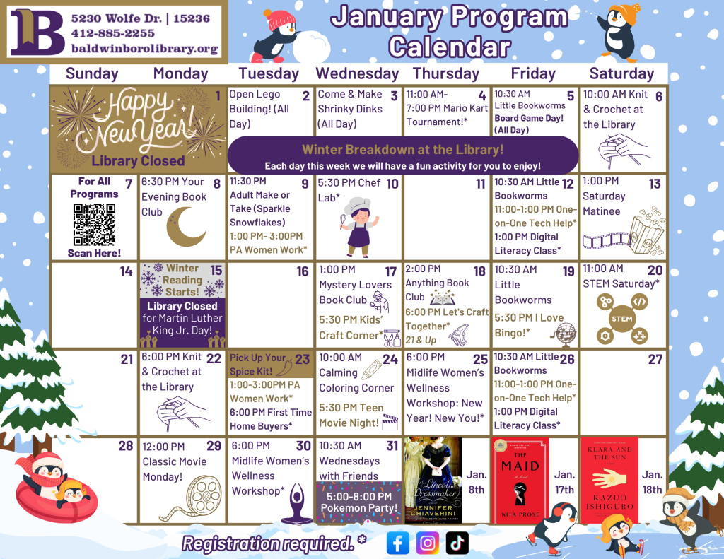 2024 Program Calendars