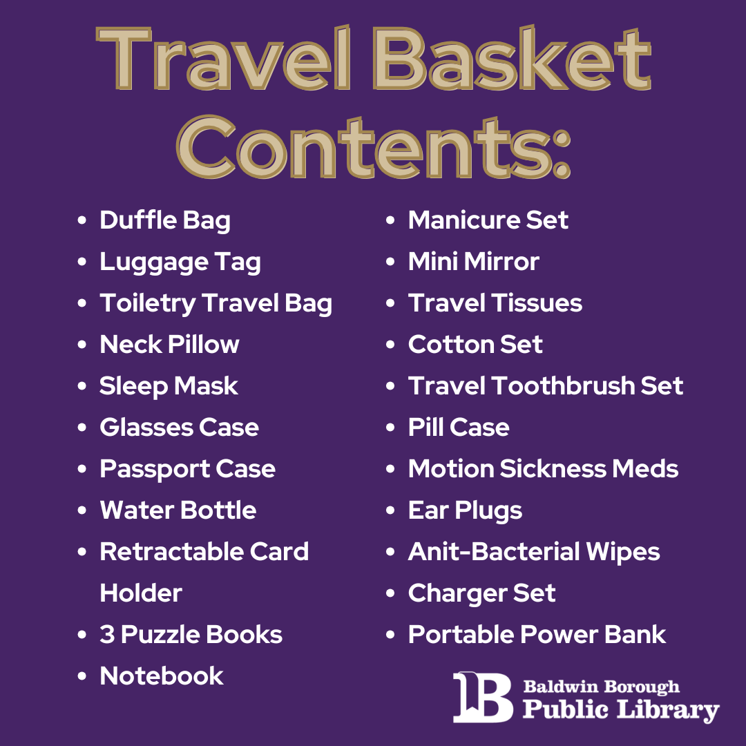 Baldwin Library Raffles!